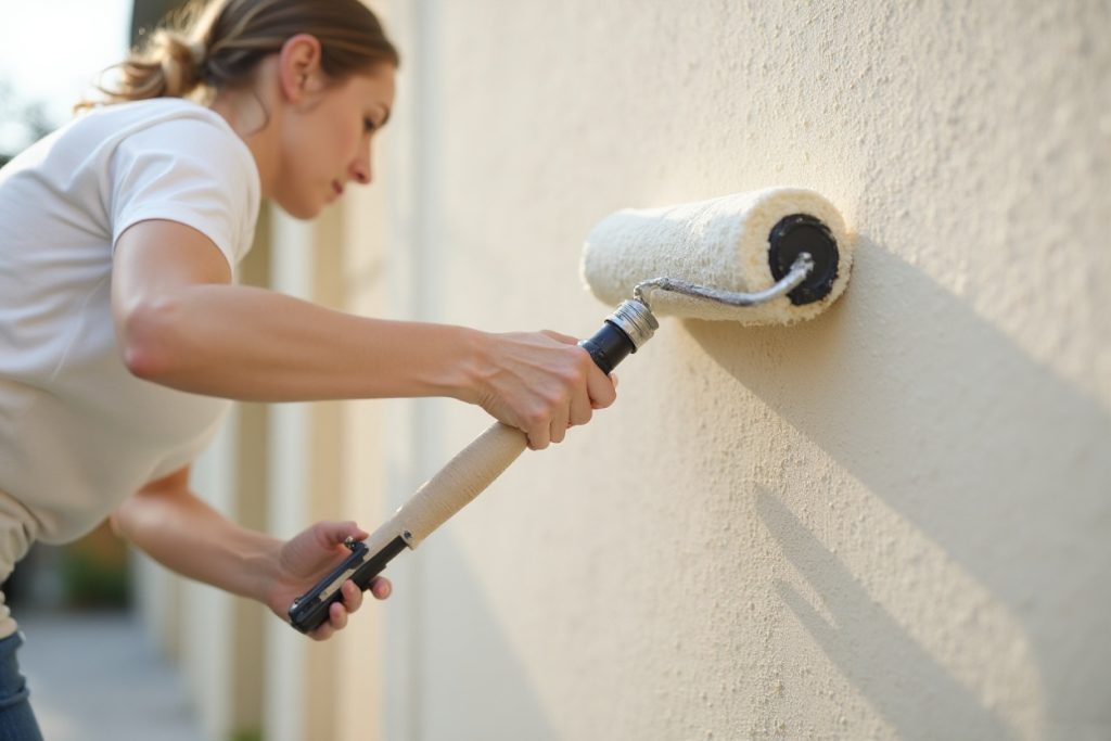 Painting Stucco: Roller vs Spray | Depend Exteriors